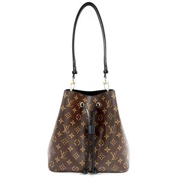 Louis Vuitton | Bags | Louis Vuitton Neo Noe Monogram Canvas Black ...